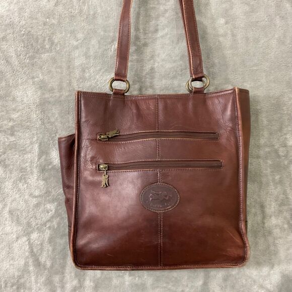 American Angel | Bags | Vintage American Angel Dark Brown Leather ...